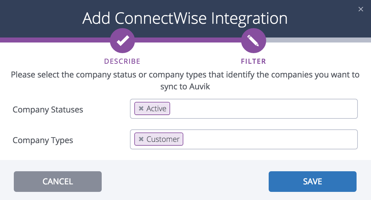 Integrating Auvik With Connectwise Manage Auvik Support