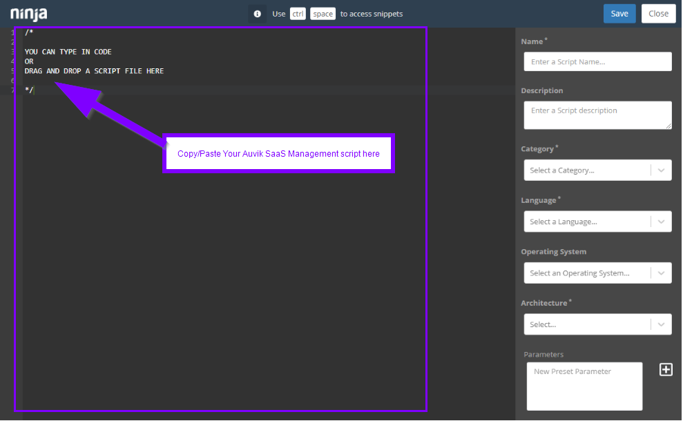 Deploying Auvik SaaS Management with NinjaRMM – Auvik Support
