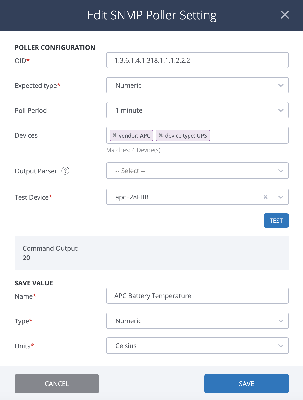 How do I manage custom SNMP Pollers? – Auvik Support