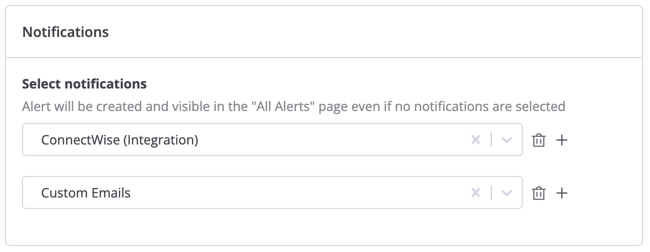 Creating Alert Notifications using Alerts v2 – Auvik Support