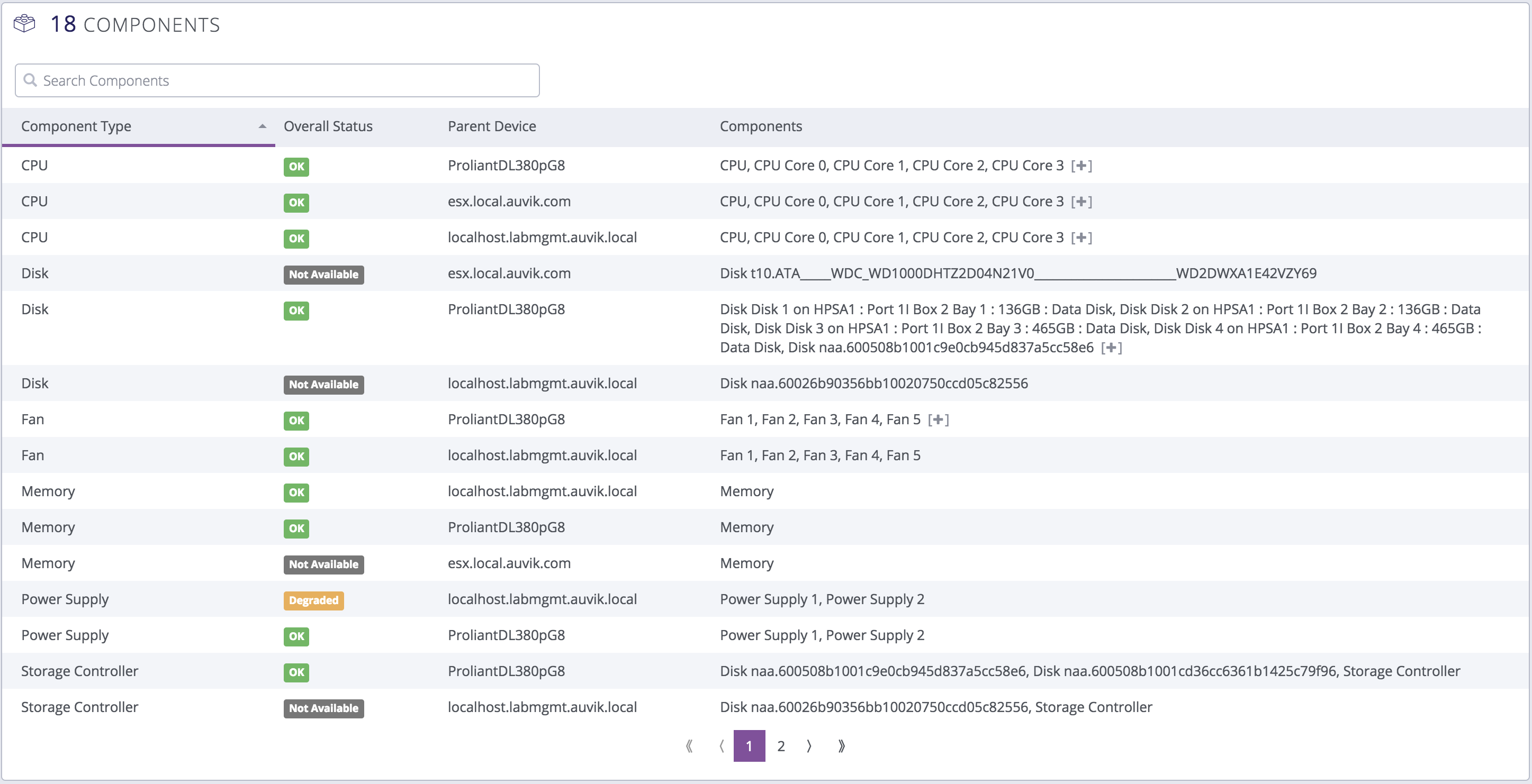 Can Auvik monitor components on my hypervisors? – Auvik Support