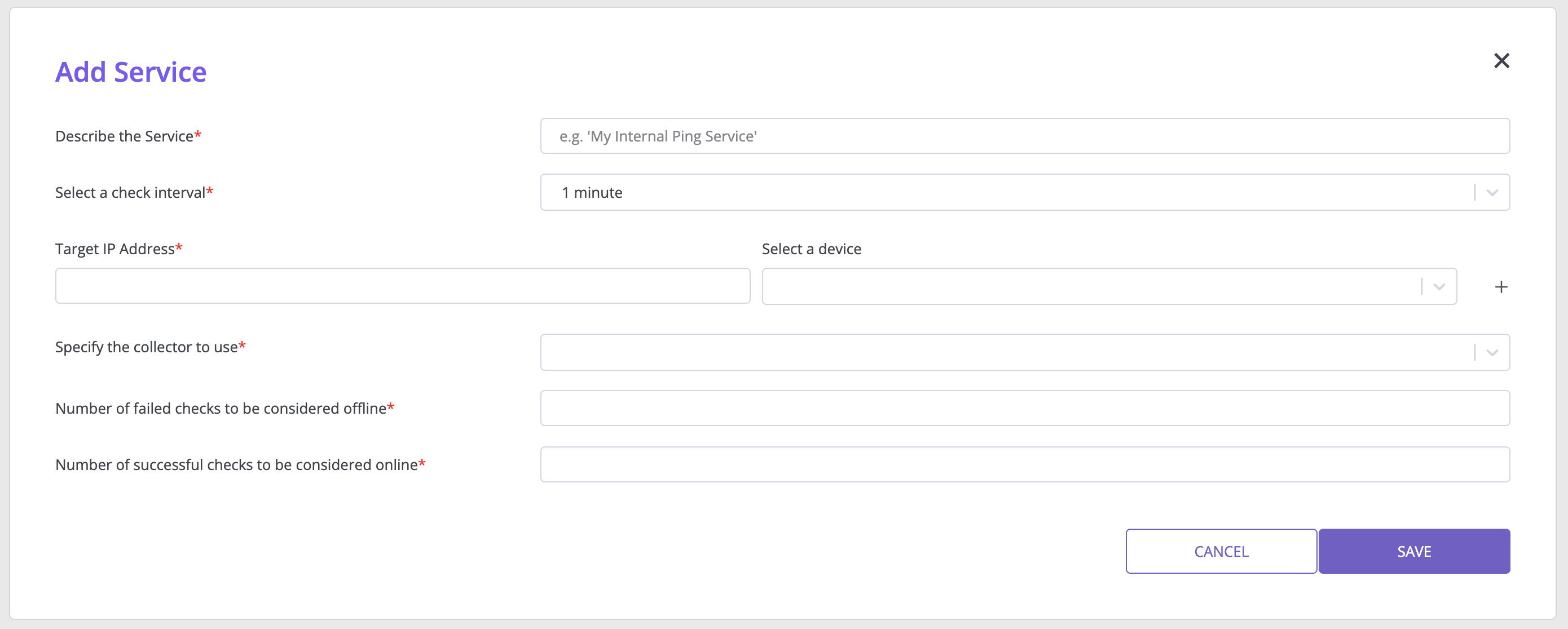 Creating an Internal Ping Check – Auvik Support